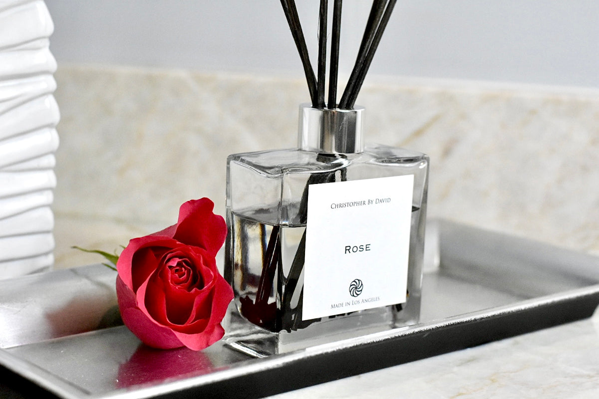 Rose – Natural Rattan Reed Diffuser – ECG Luxe